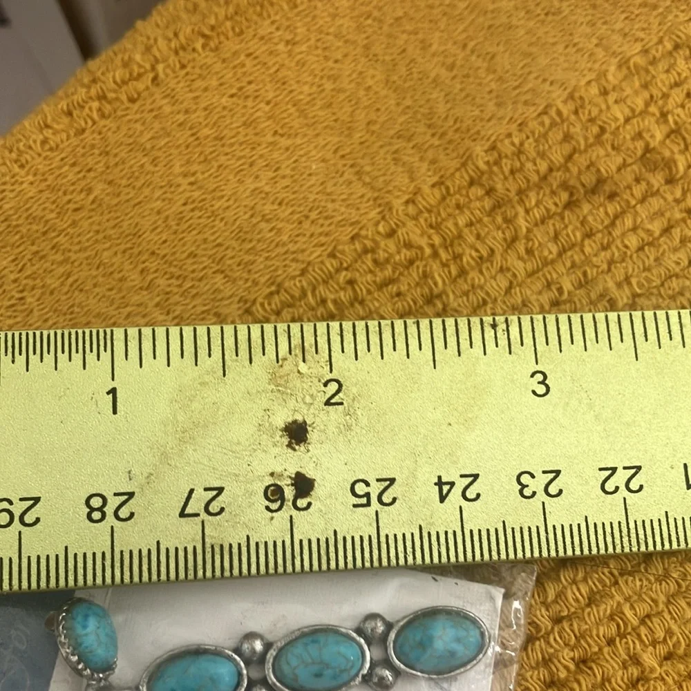 Jewelry | Turquoise Like Silver Tone Earrings | Poshmark